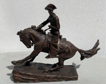 Metal Cowboy Sculpture - Etsy