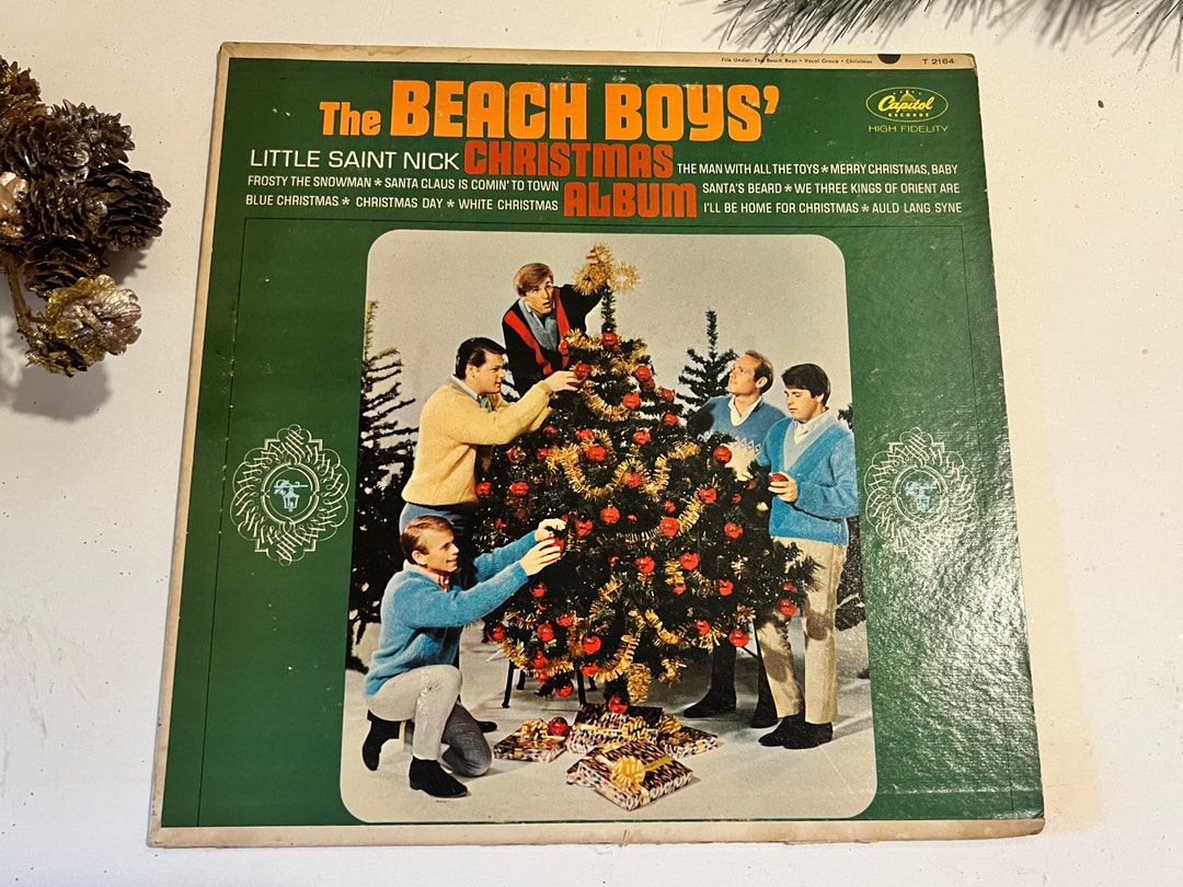 The Beach Boys little Saint Nick Christmas Album LP T-2164 1964 Mono ...