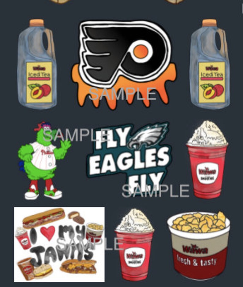 Philly / Wawa Theme Printable Decor / Centerpieces / Party | Etsy