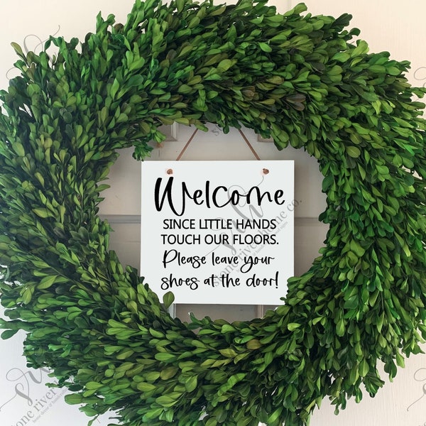 Since Little Hands Touch Our Floors Svg - Etsy