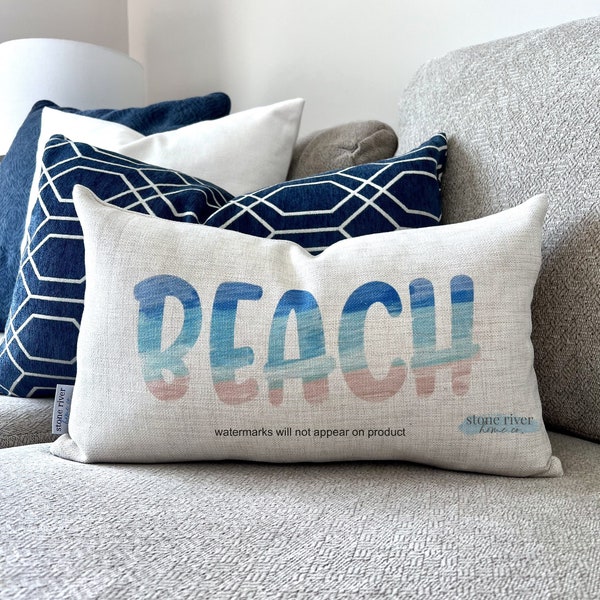 Beach Themed Pillow - Etsy