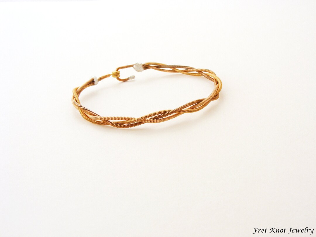 Braided Guitar String Bracelet - Mens Bracelet - Womens Bracelet - Etsy