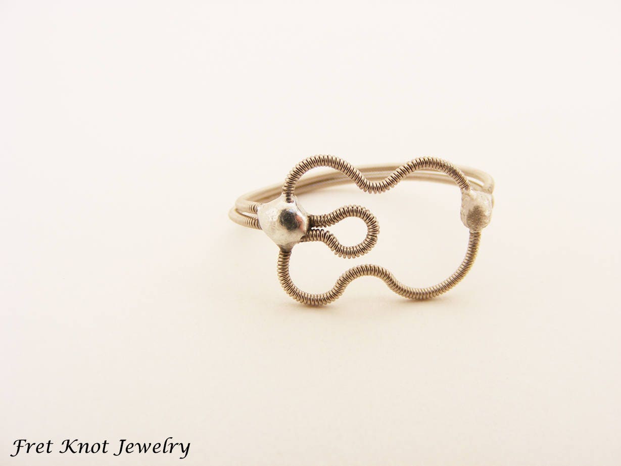 Guitar String Ring Musician Ring Simple Ring Recycled | Etsy