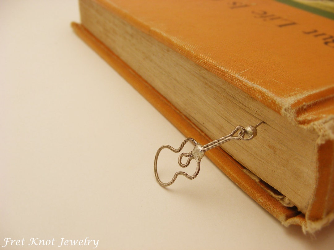 Guitar Bookmark Recycled Guitar String Read More Music Books Musician ...