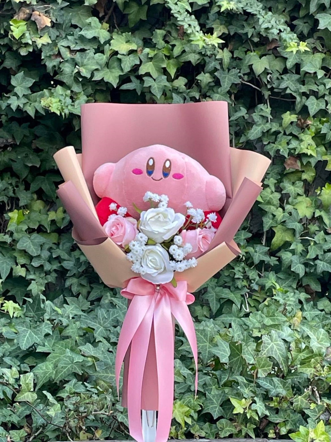 Rose Gold Plushy Bouquet. Valentine's Day Gift. the Doll Stand is Not ...