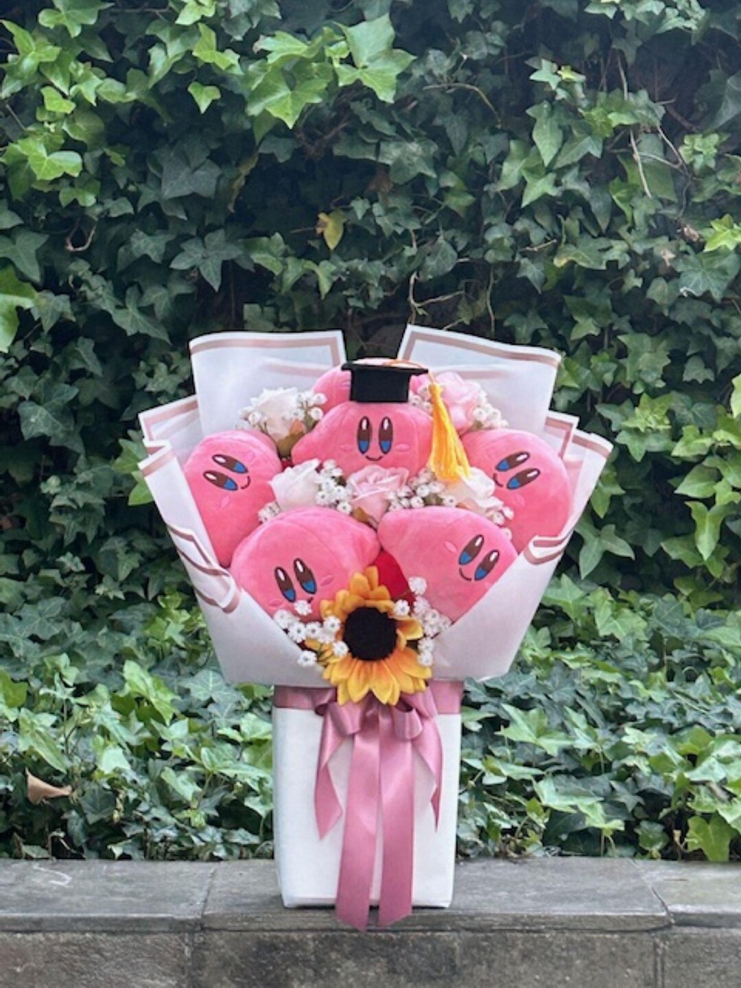 Pink Kirby Graduation Bouquet - Etsy