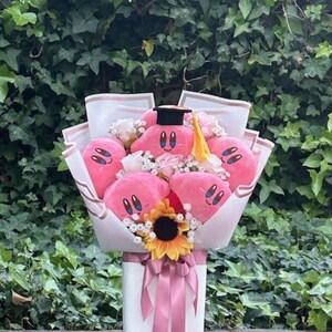 Pink Kirby Graduation Bouquet - Etsy