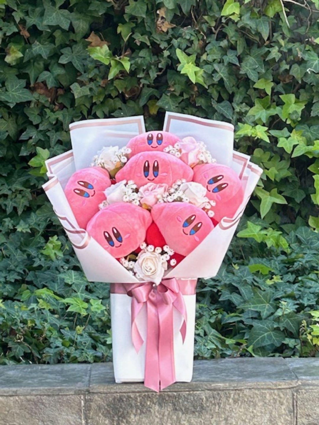 Kirby Plushies Bouquet. Pink Bouquet. Birthday Gift. Graduation Day ...