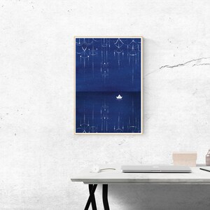 Star Reflection, Watercolor Print - Etsy