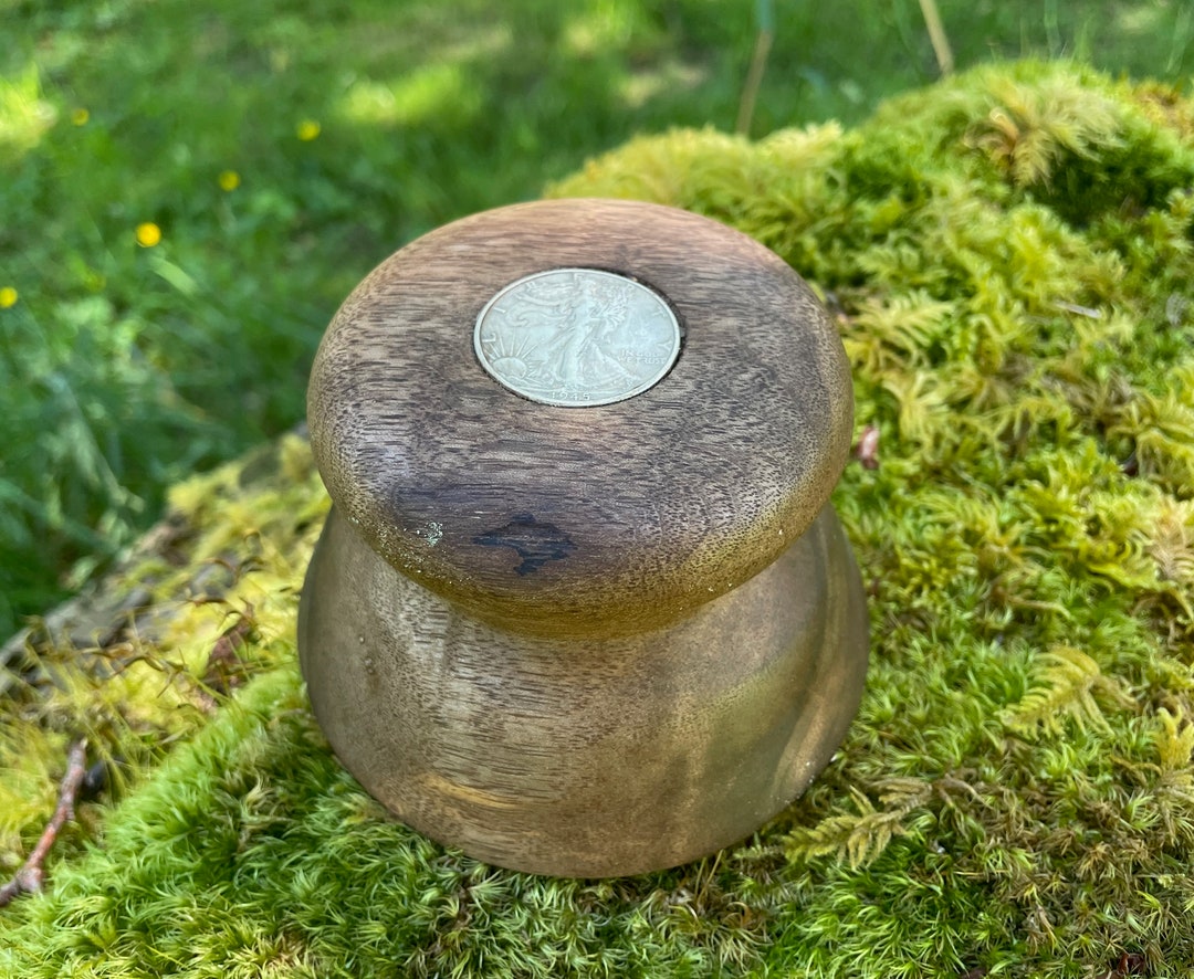 Walnut Print Baren With Silver Liberty Walking Half Dollar - Etsy
