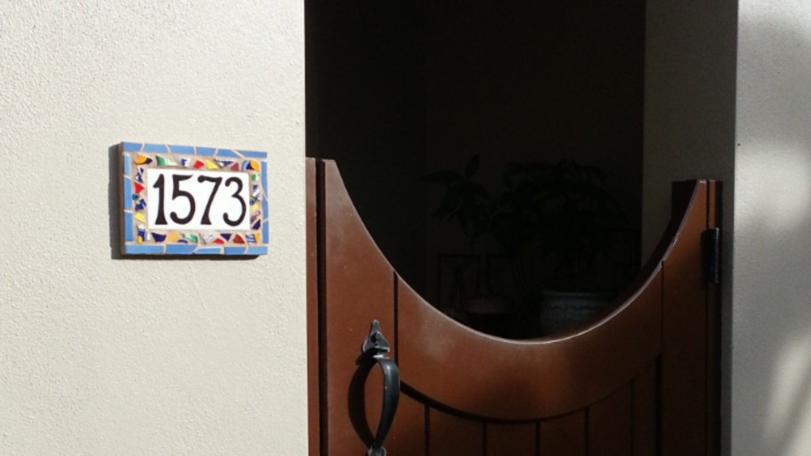 Custom Mosaic Ceramic Tile House Numbers. Custom Made to Order. Can Say ...