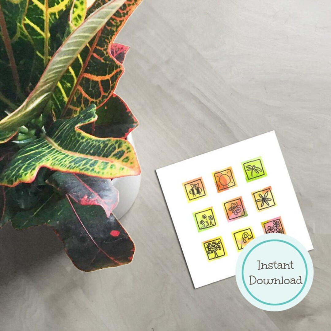 Printable Inchie Art Dolls House Mini Pictures Download - Etsy