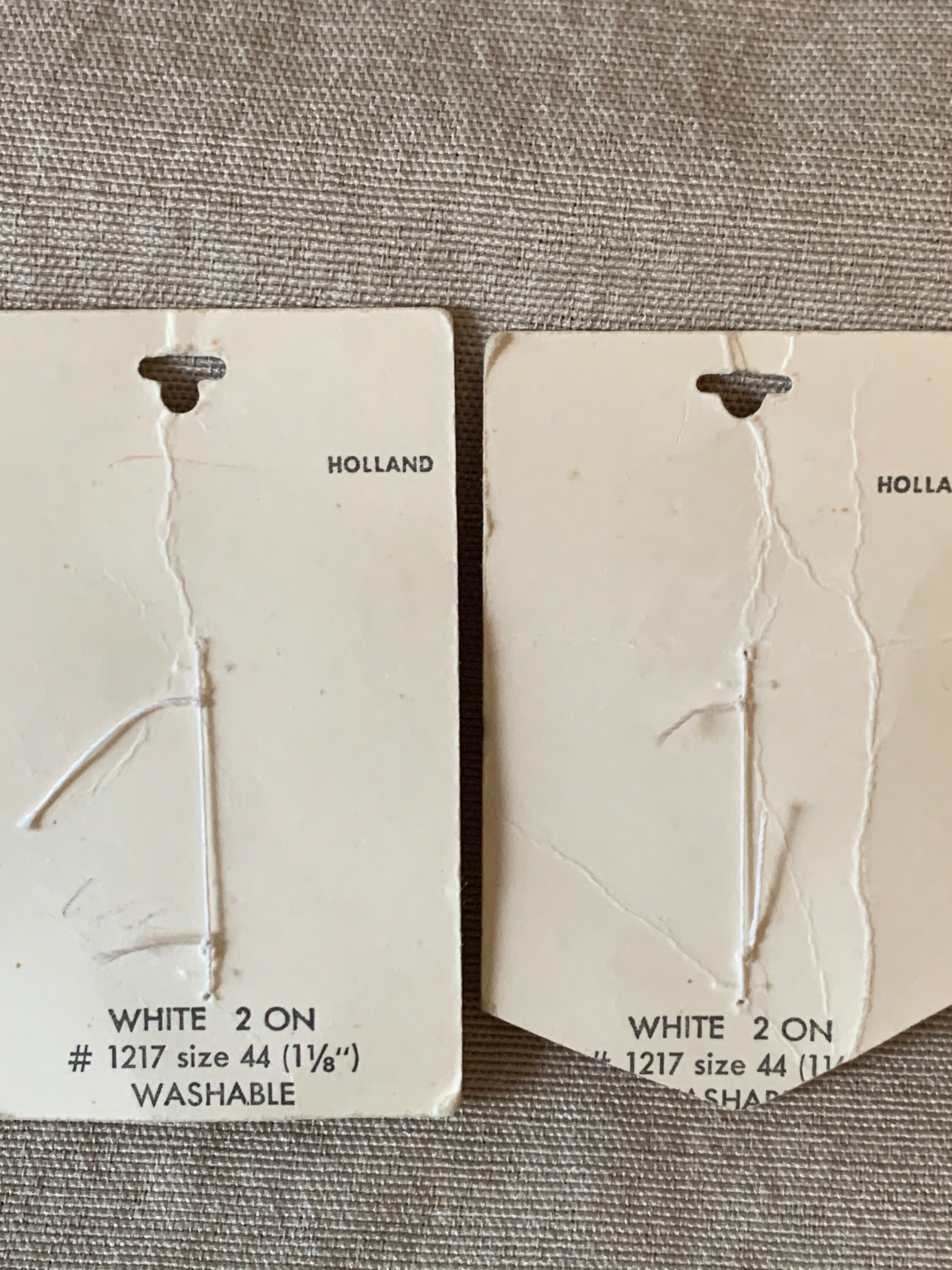 Vintage Buttons Large Lamode Ivory - Etsy