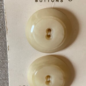 Vintage Buttons Large Lamode Ivory - Etsy