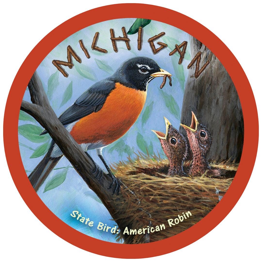Robin (bird) Sticker - Etsy