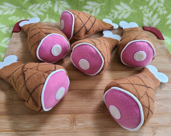 Whole Ham Plushie - Etsy