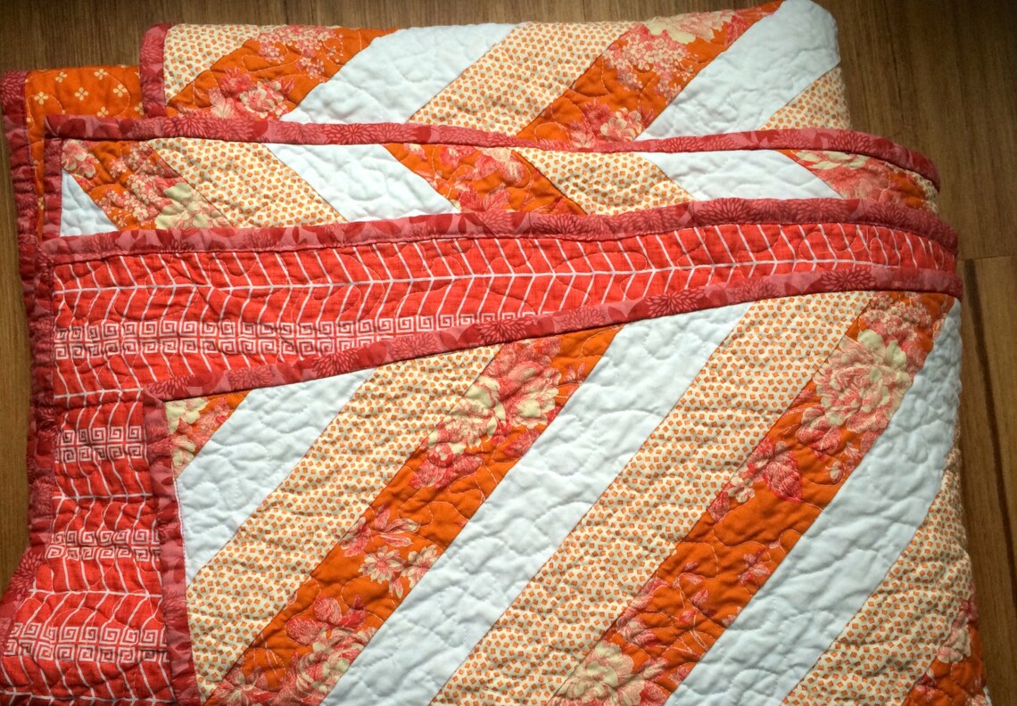 PDF Pattern- Waves of Hope; Easy Quilt - Etsy