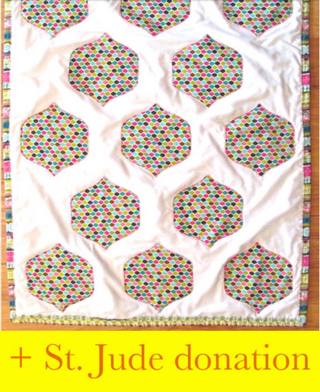 PDF Pattern- "royal Diamonds" Modern Baby Quilt - Etsy