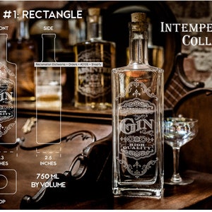 Intemperance Collection, Rectangle - Inspired by Victorian Drinking ...