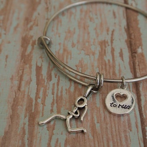 Runner Bracelet Love to Run Bracelet. Running Girl I Love - Etsy