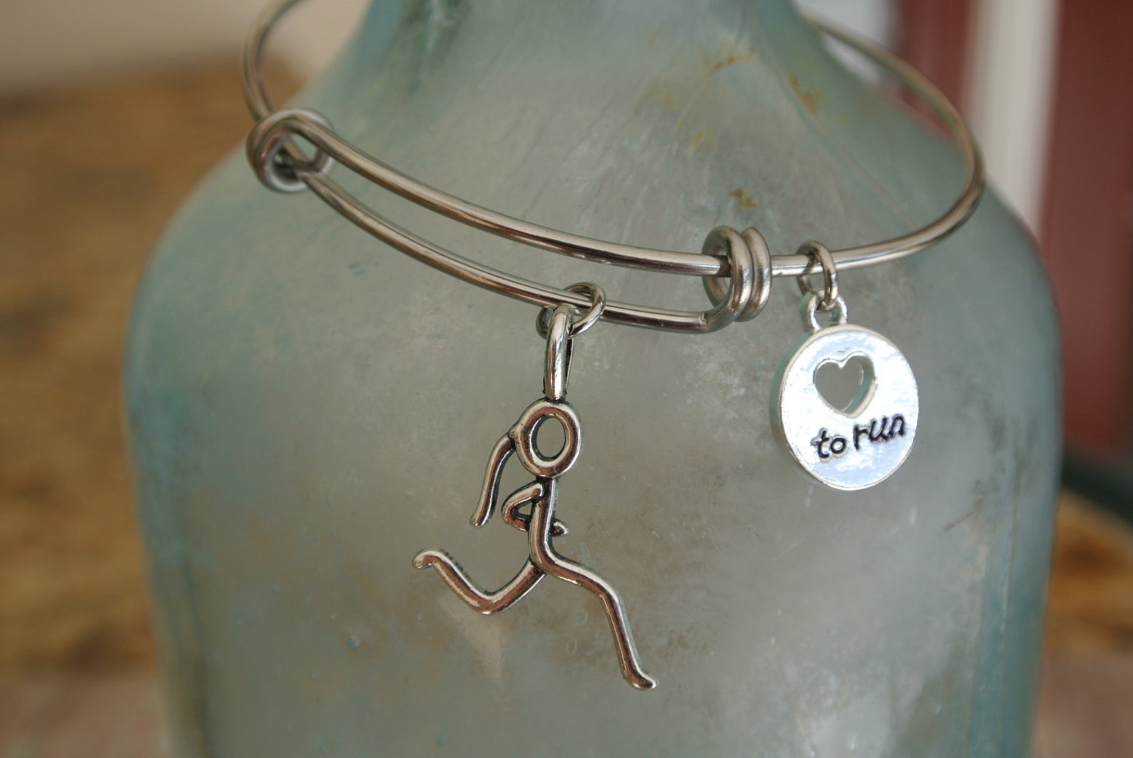 Runner Bracelet Love to Run Bracelet. Running Girl I Love - Etsy