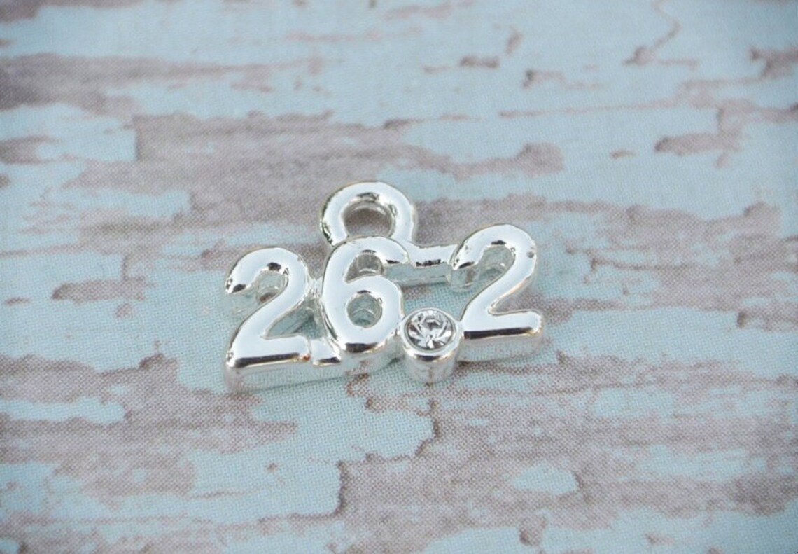 26.2 Marathon Charm Add 26.2 Charm - Etsy