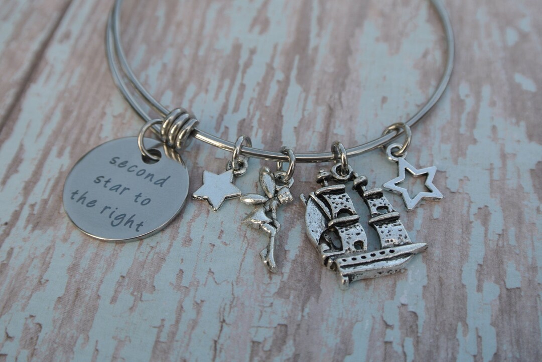Peter Pan Bracelet // Tinkerbell Bracelet // Second Star to the Right ...