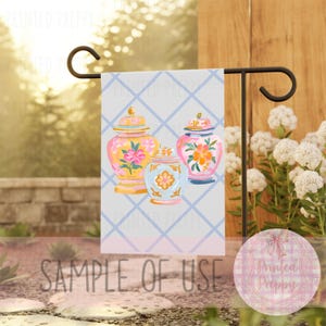Ginger Jar PNG With Colorful Floral Patterns – Grandmillennial, Nancy ...