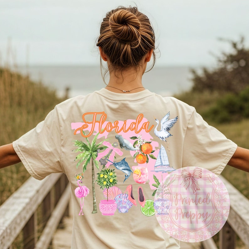 Florida Preppy Digital Art: Coastal Grandma Aesthetic, Chinoiserie ...