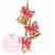 Preppy Pink Candy Canes With Red Gingham Bow PNG Clipart Instant ...