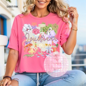 Louisiana Preppy PNG and JPG / Preppy Louisiana Watercolor Map ...