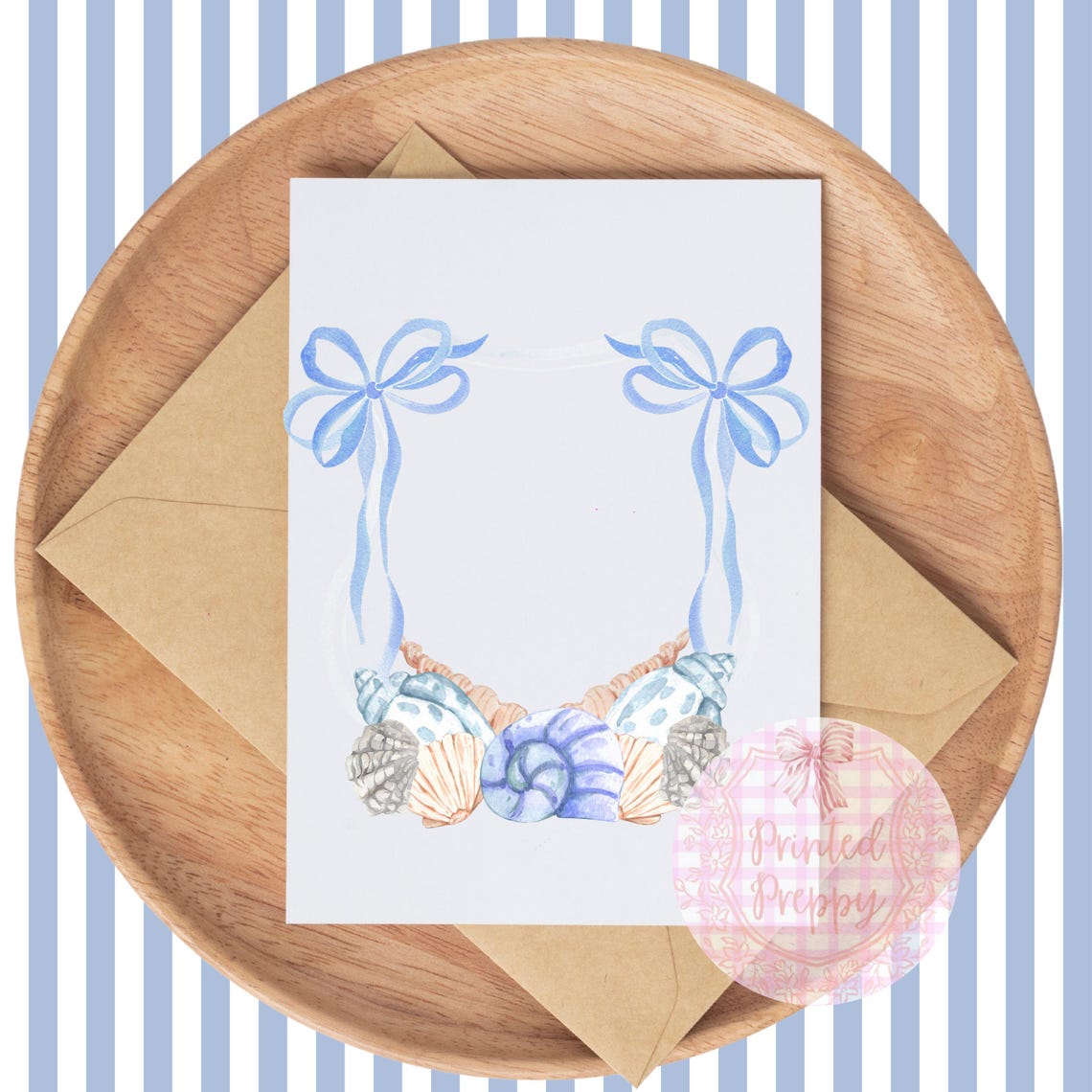 Coastal Shell Crest PNG Clip Art, Digital Watercolor Coastal Clip Art ...