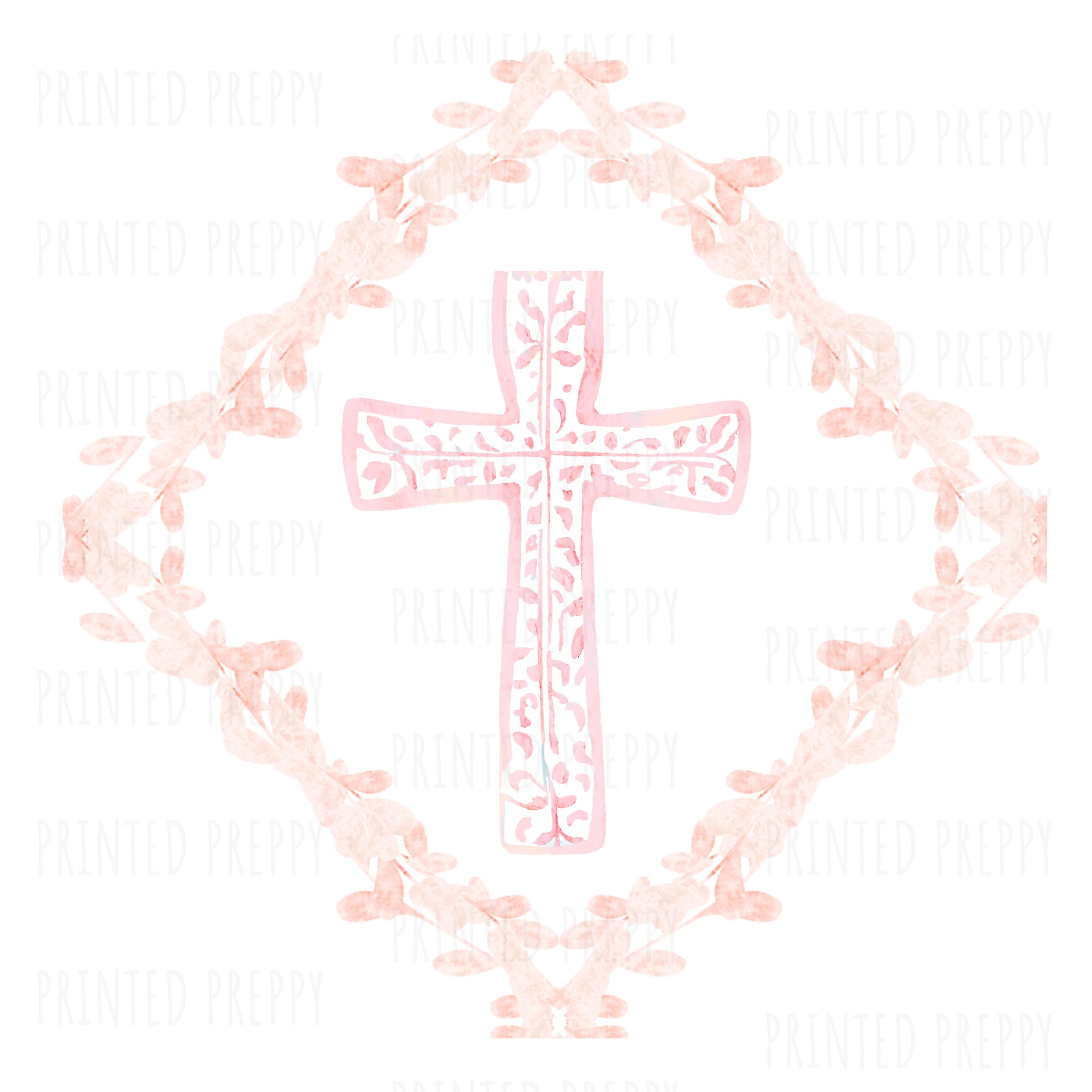 Chinoiserie Cross PNG // Preppy Clip Art// Grandmillennial // Preppy ...