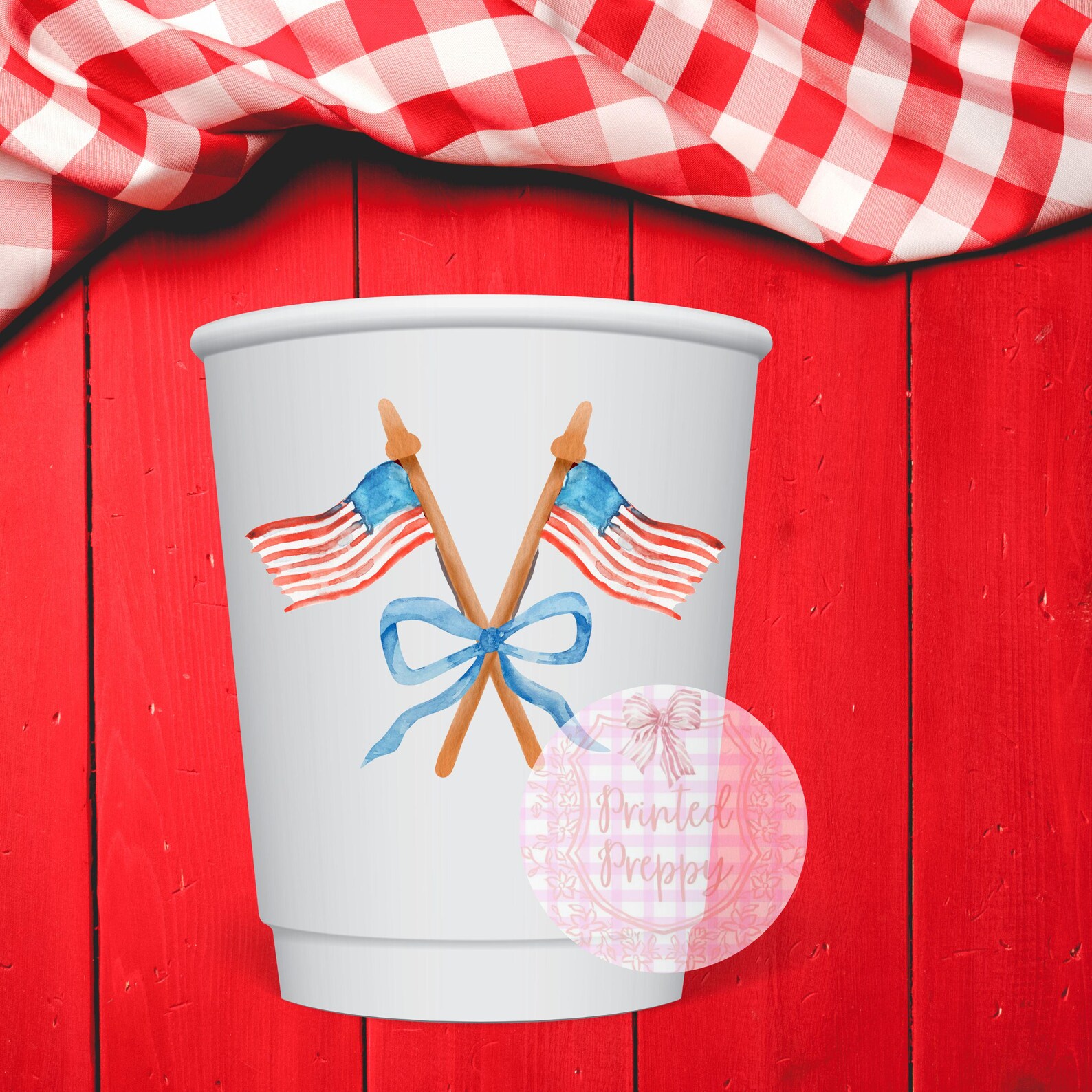 Preppy American Flags PNG // Preppy Flags // Preppy Patriotic Clip Art ...