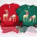 Reindeer With Tartan Bows PNG // Preppy Traditional Christmas PNG ...