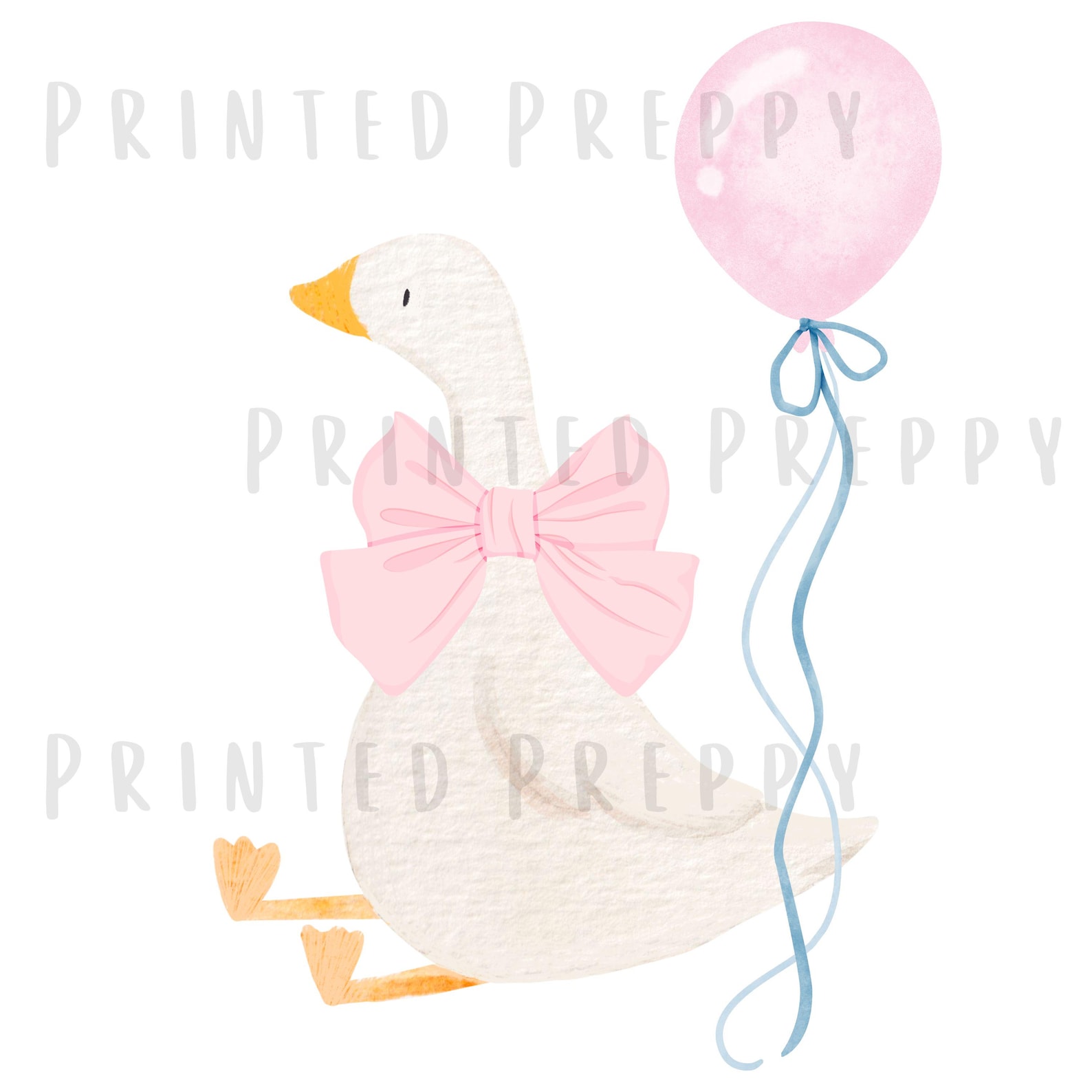 One Silly Goose PNG // Preppy Grandmillennial Baby Clipart // Preppy ...