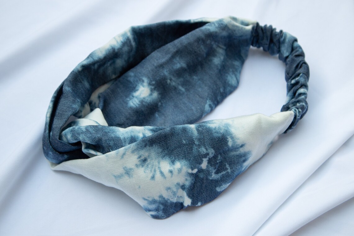 Twist Bleached Blue Turban Headband for Women/adult Hair - Etsy