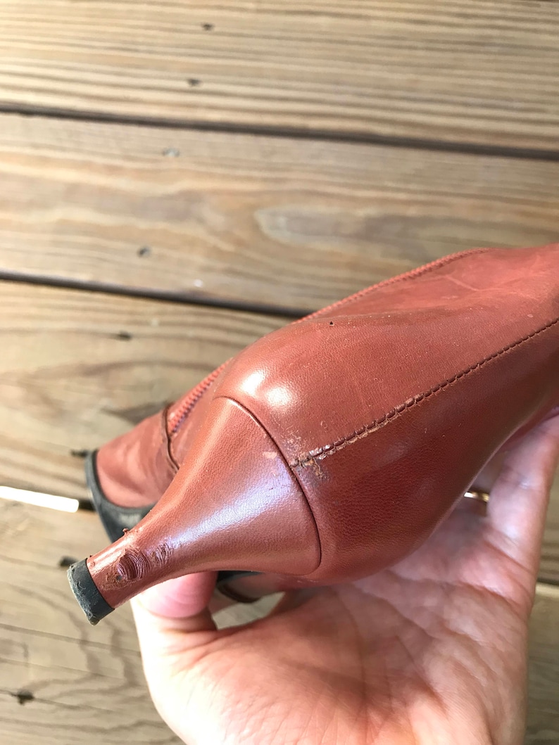 Vintage Marc Jacobs Leather Boots Size 36.5 Quality Butter - Etsy