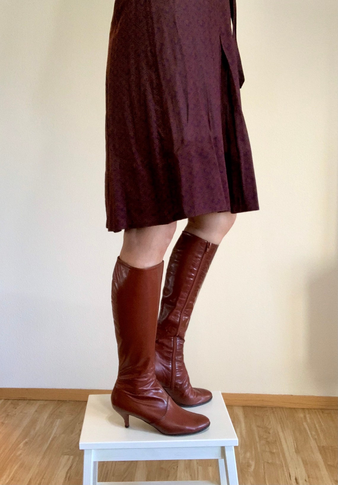 Vintage Marc Jacobs Leather Boots Size 36.5 Quality Butter - Etsy