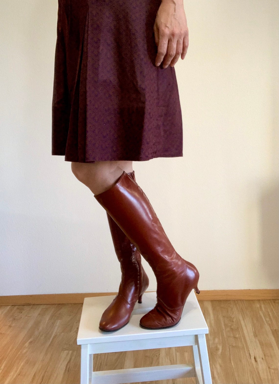 Vintage Marc Jacobs Leather Boots Size 36.5 Quality Butter - Etsy