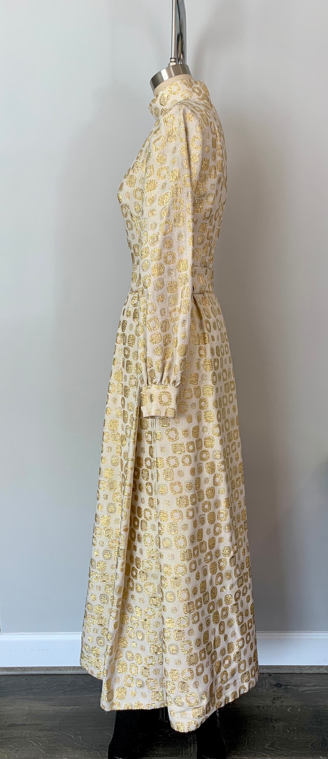 Stunning 60s Vintage Party Dress/ Gold Sparkle Mod Cocktail | Etsy