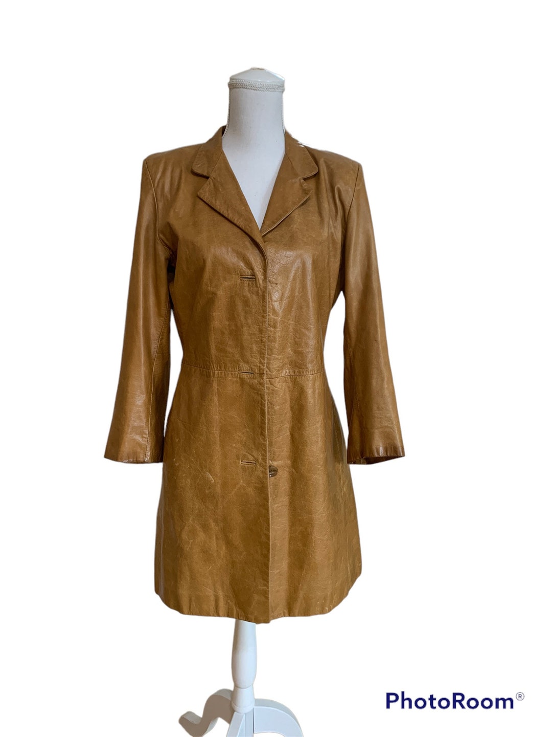 Vintage Italian Leather Jacket /camel Coat/woman Size Italian - Etsy ...
