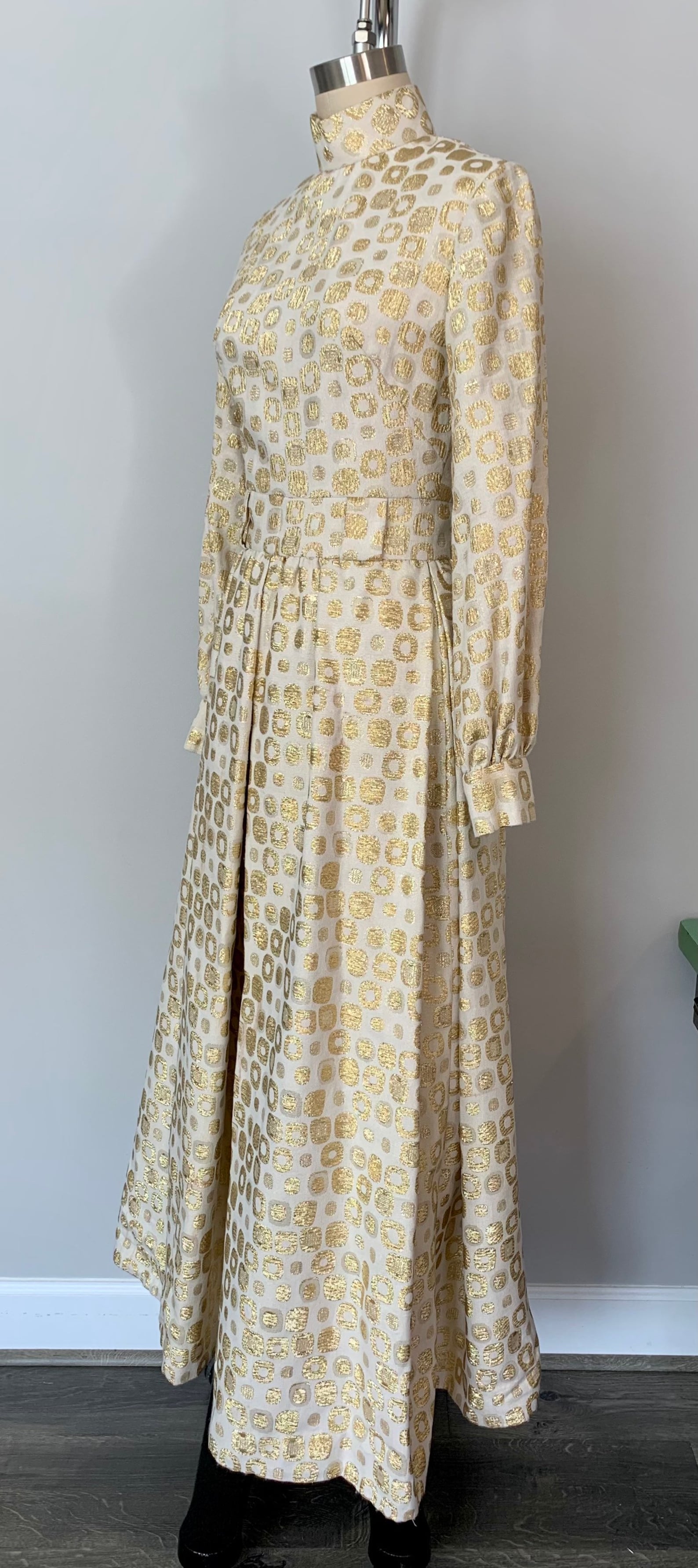 Stunning 60s Vintage Party Dress/ Gold Sparkle Mod Cocktail | Etsy
