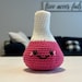 Crochet Erlenmeyer Flask, Amigurumi Chemistry Flask, Crochet Lab ...