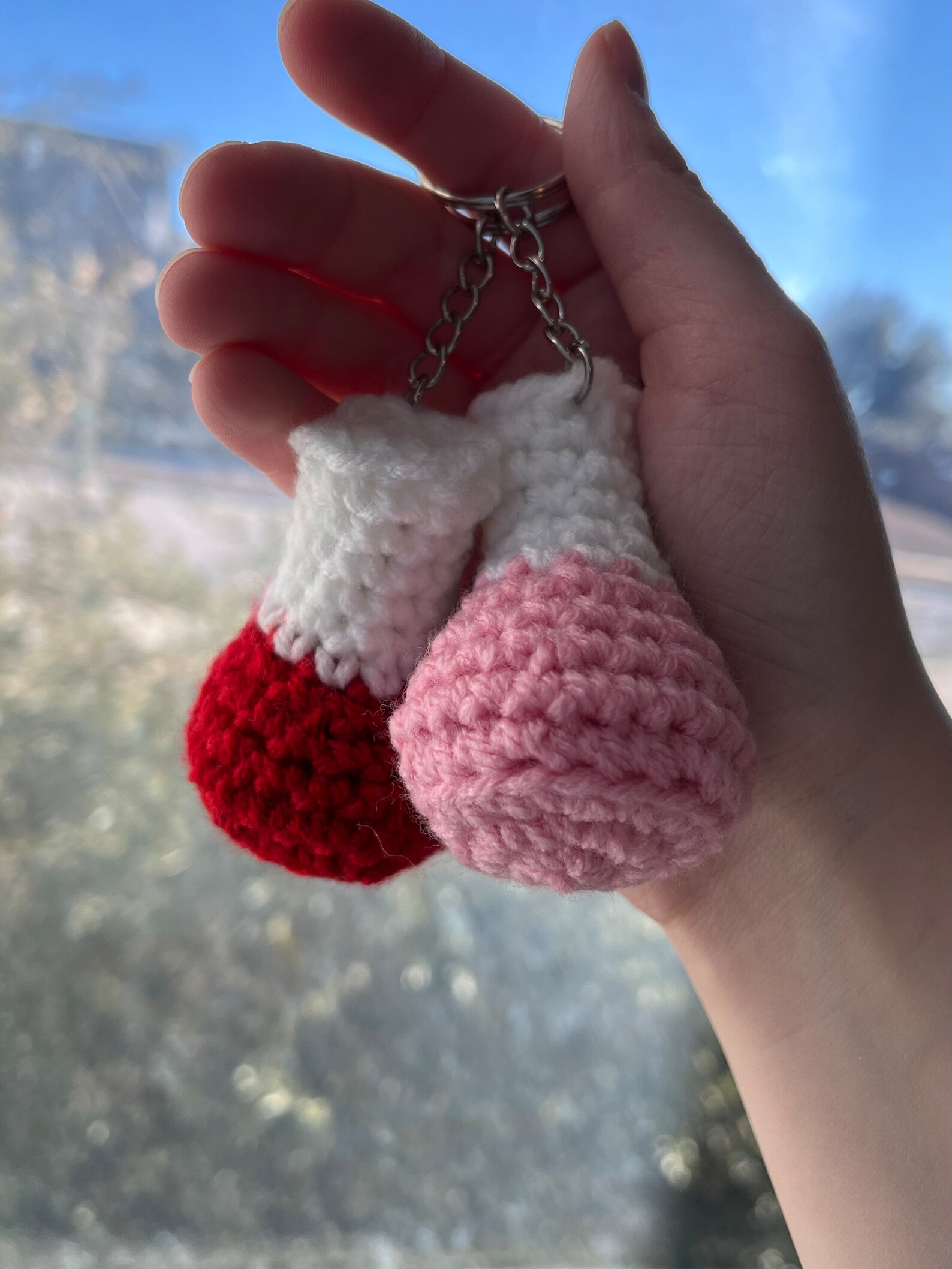 Erlenmeyer Flask Keychain, Chemistry Keychain, Crochet Lab Flask ...