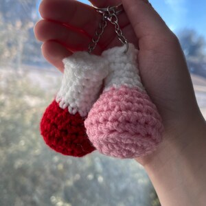 Erlenmeyer Flask Keychain, Chemistry Keychain, Crochet Lab Flask ...