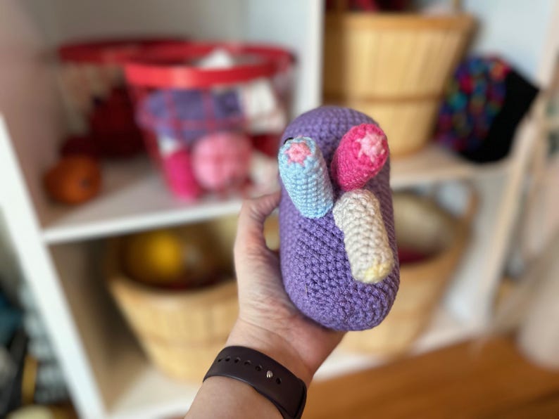 Plush Kidney Toy, Amigurumi Organ, Crochet Biology Toy, Gift for ...