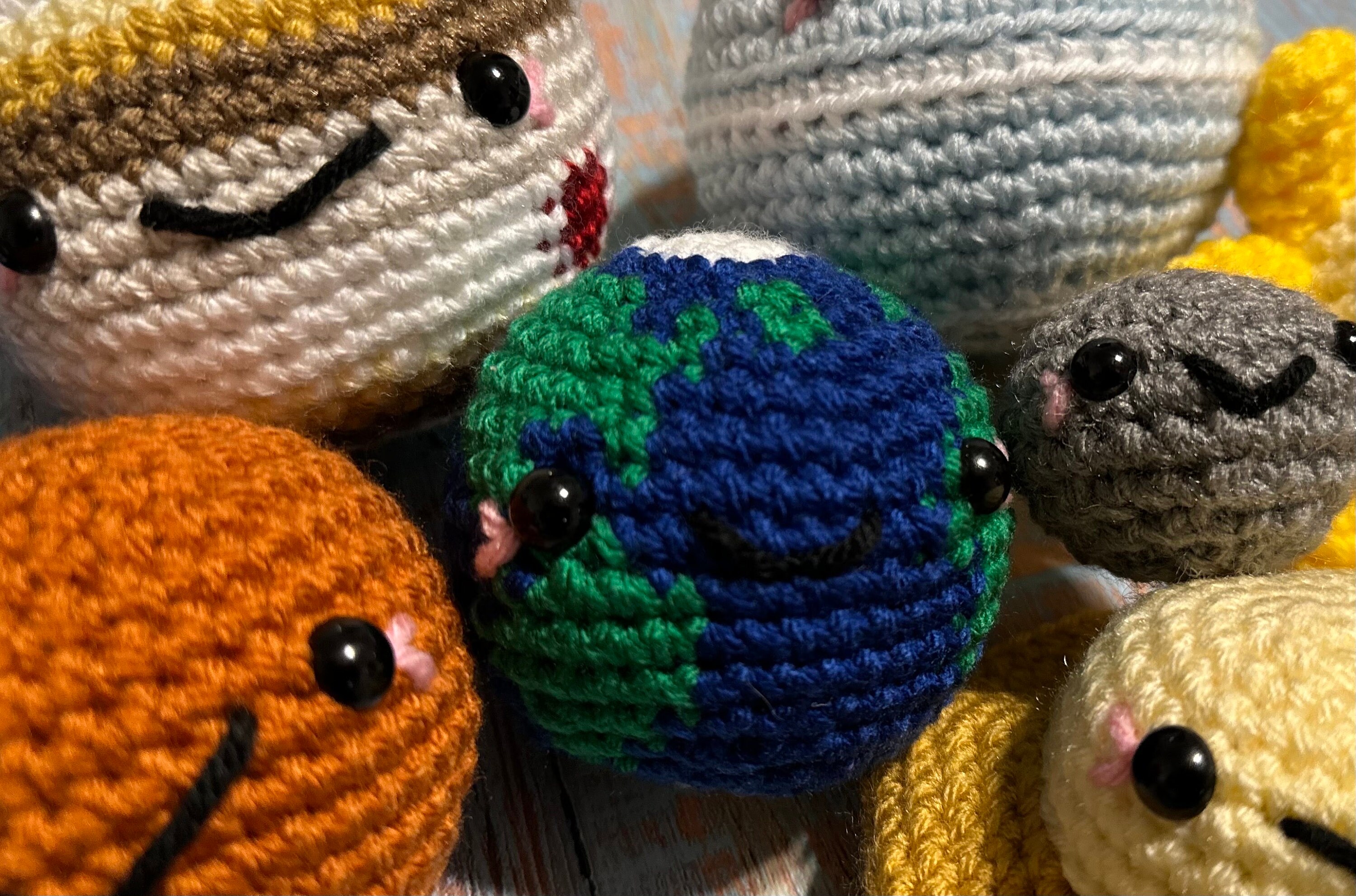 Crochet Solar System, Amigurumi Planets Set, Crochet Astronomy, Science ...