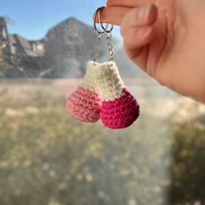 Erlenmeyer Flask Keychain, Chemistry Keychain, Crochet Lab Flask ...