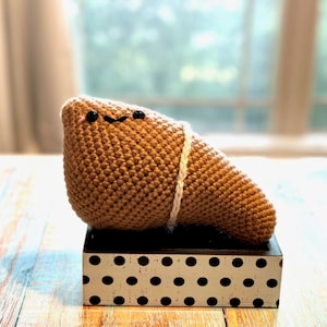 Crochet Plush Liver, Amigurumi Anatomy Organ Toy, Science Teacher Gift ...